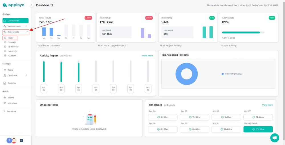 How do I add a Manual Time entry?