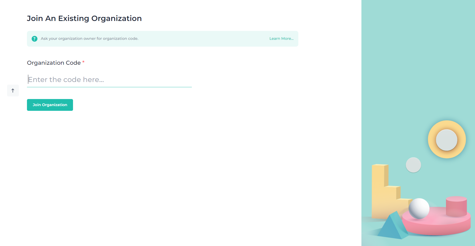 How to join an existing organization with code in Apploye?
