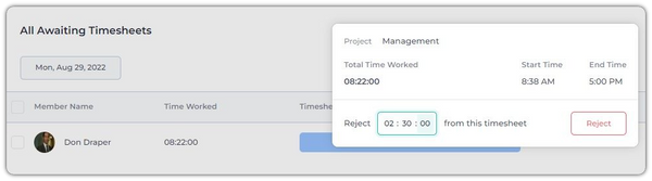 How does timesheet approval work